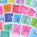 Printable Mini Encouragement Cards, 30 Affirmation Cards, Compliment ...