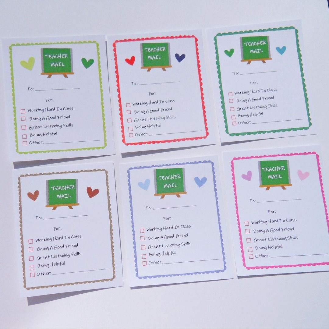 Printable Teacher Shout Out Cards, New School Year, Student Praise Card ...