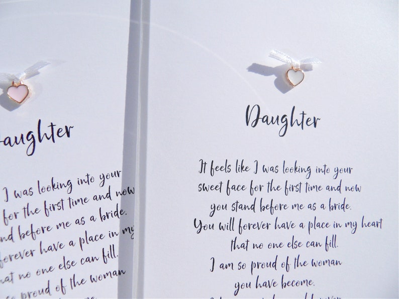 Wedding Day Card for Daughter to My Daughter on Your Wedding - Etsy