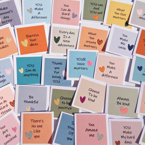 Kindness Cards Encouragement Cards Inspirational Message - Etsy