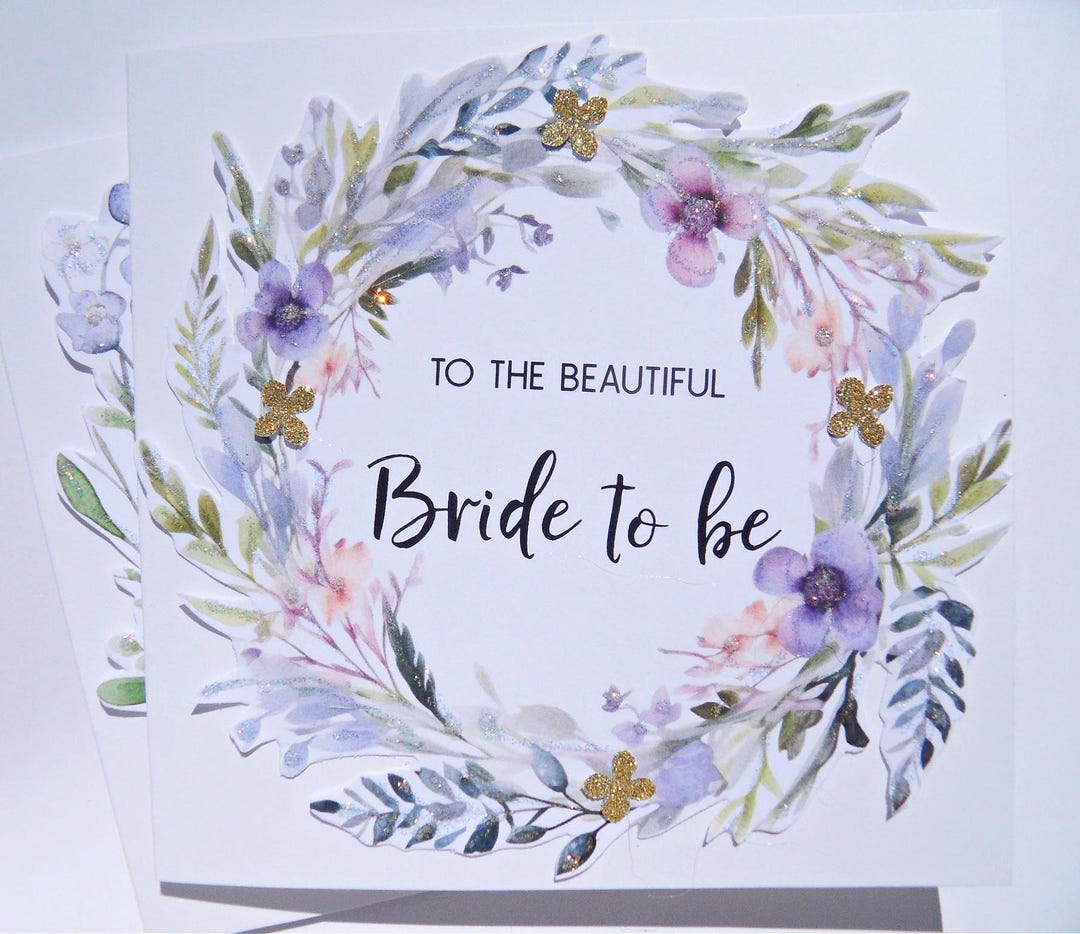 Bride to Be Card, Bridal Shower Card, Engagement Card, Wedding ...