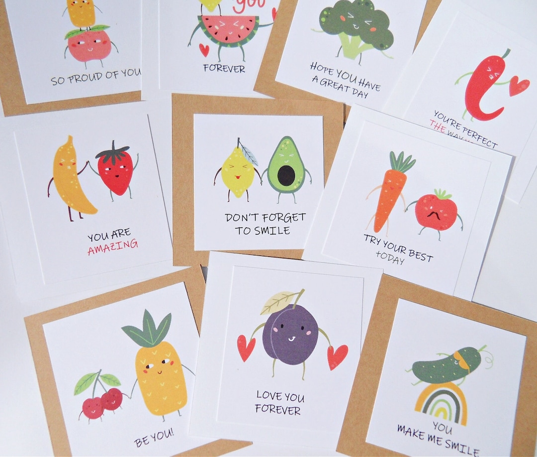 Positivity Cards for Kids, 10 Encouragement Cards, Shout Out Cards ...