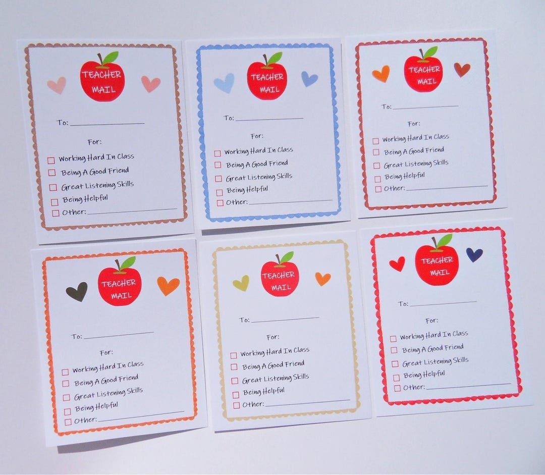 Printable Teacher Shout Out Cards, New School Year, Student Praise Card ...
