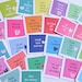 Printable Mini Encouragement Cards, 30 Affirmation Cards, Compliment ...