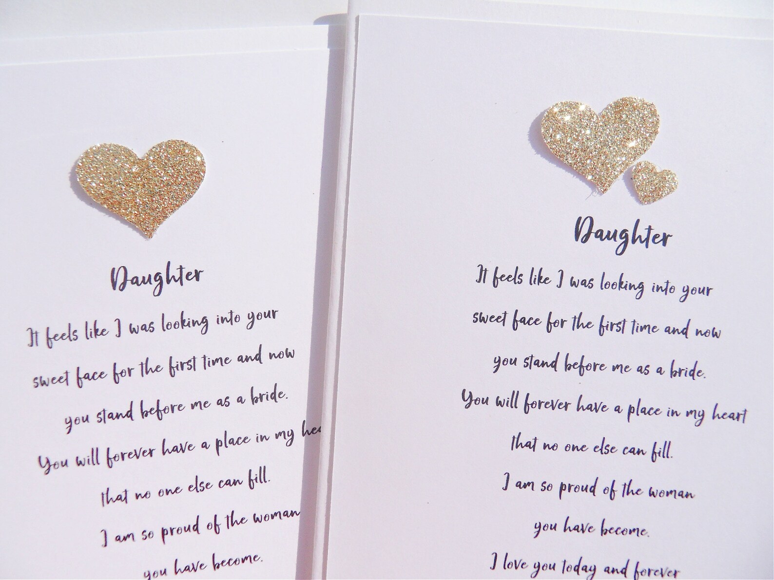 Wedding Day Card for Daughter, to My Daughter on Your Wedding Day Card ...