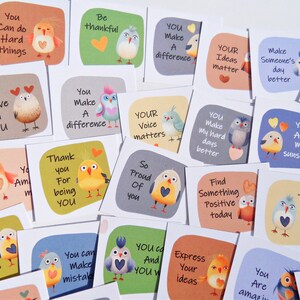 Mini Encouragement Cards for Kids, 30 Positivity Affirmation Cards ...