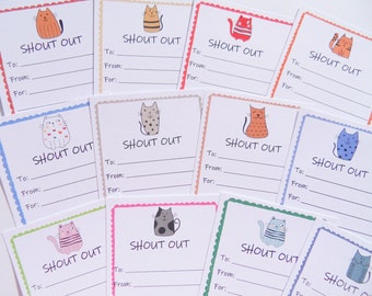 Printable Teacher Shout Out Cards Recognition Cards Good - Etsy