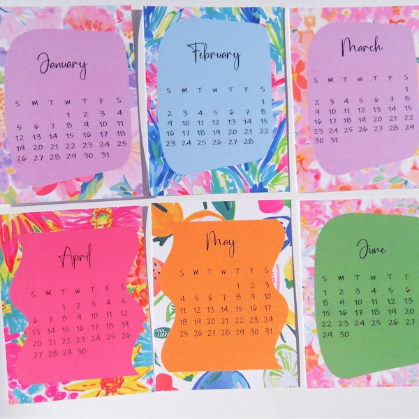 2025 Mini Pocket Calendar - Etsy