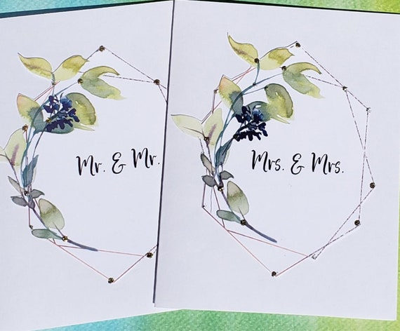 Gay Wedding Cards Same Sex Cards Same Sex Marriage Cards Mr Etsy 2926