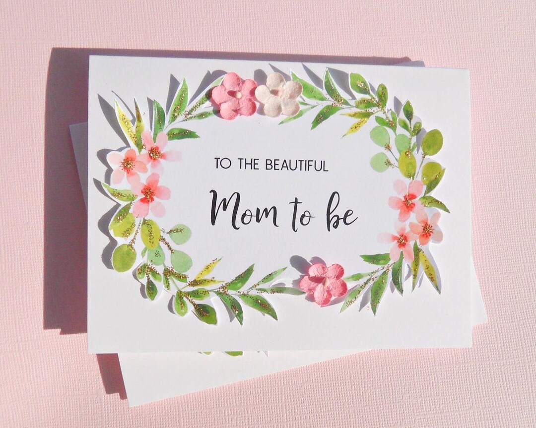 Mom to Be Card, Sister Pregnancy Congratulations Card, New Mom Baby ...