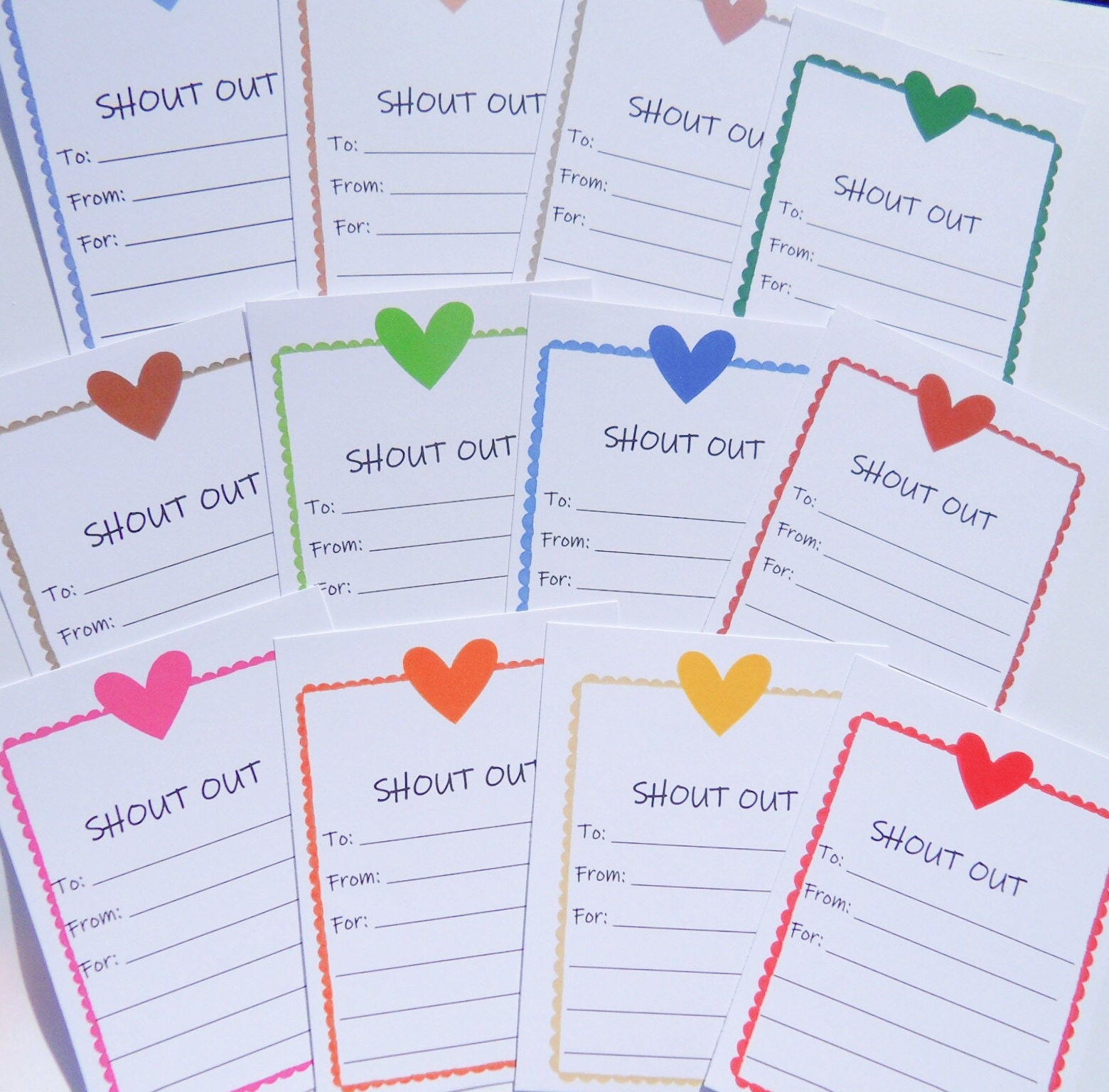 Printable Teacher Shout Out Cards Principal Shout Out Cards - Etsy