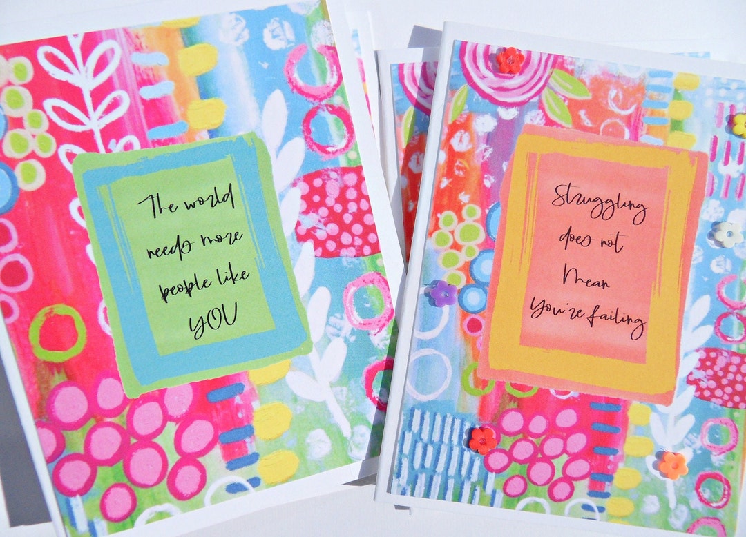 Anxiety Support Card, Encouragement Card, Uplifting Card, Friendship ...