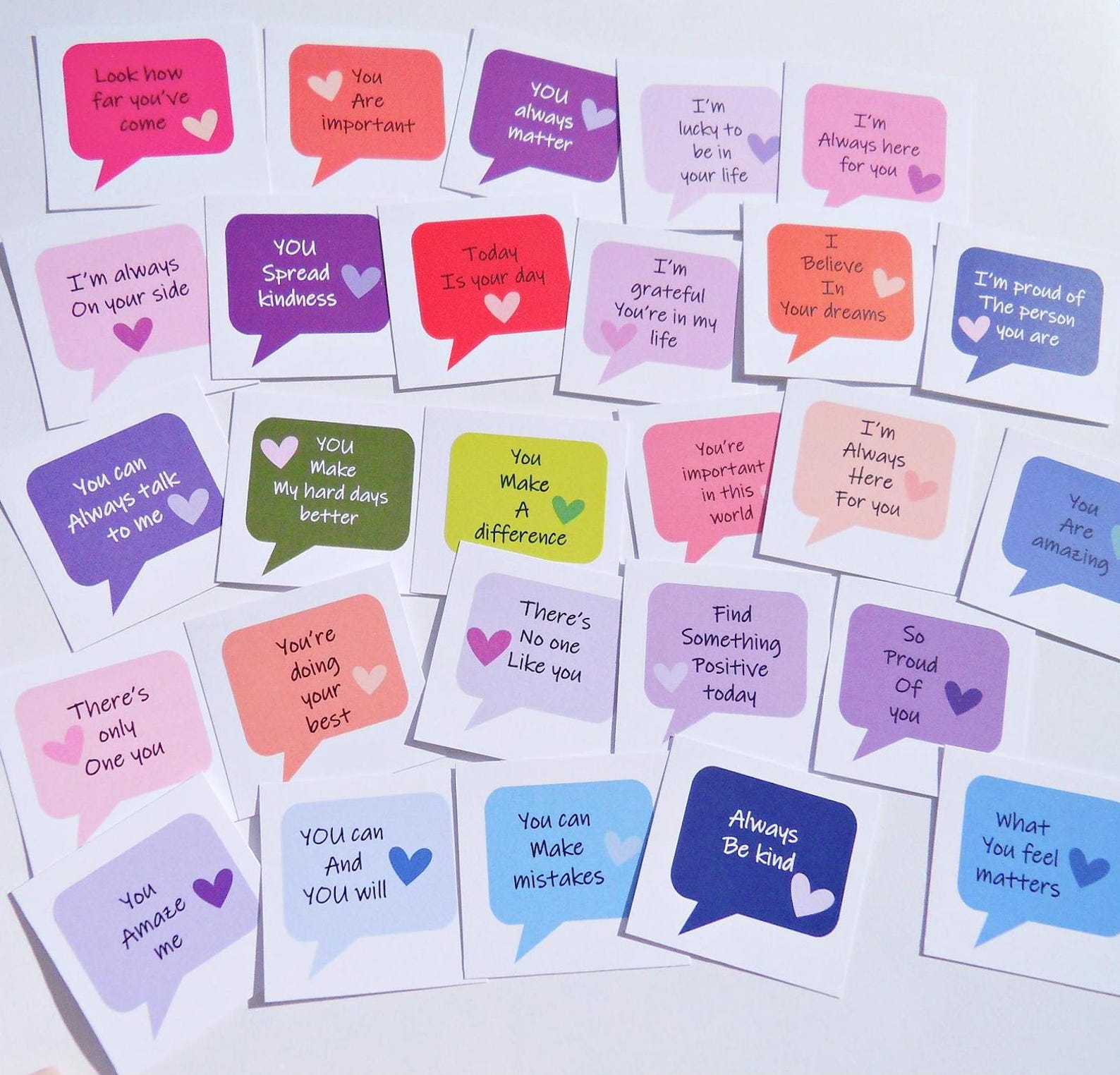 Words of Encouragement Cards, 75 Positivity Affirmation Cards ...