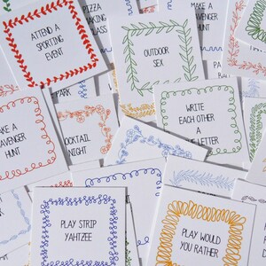 Date Night Cards. 35 Fun Date Night Ideas Anniversary Gift. - Etsy