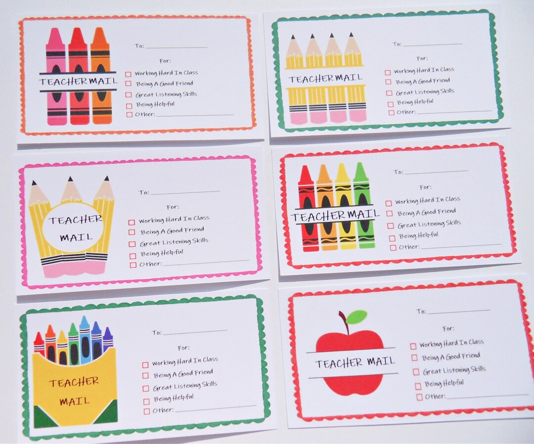 Printable Teacher Shout Out Cards, Student Recognition Motivation Cards ...