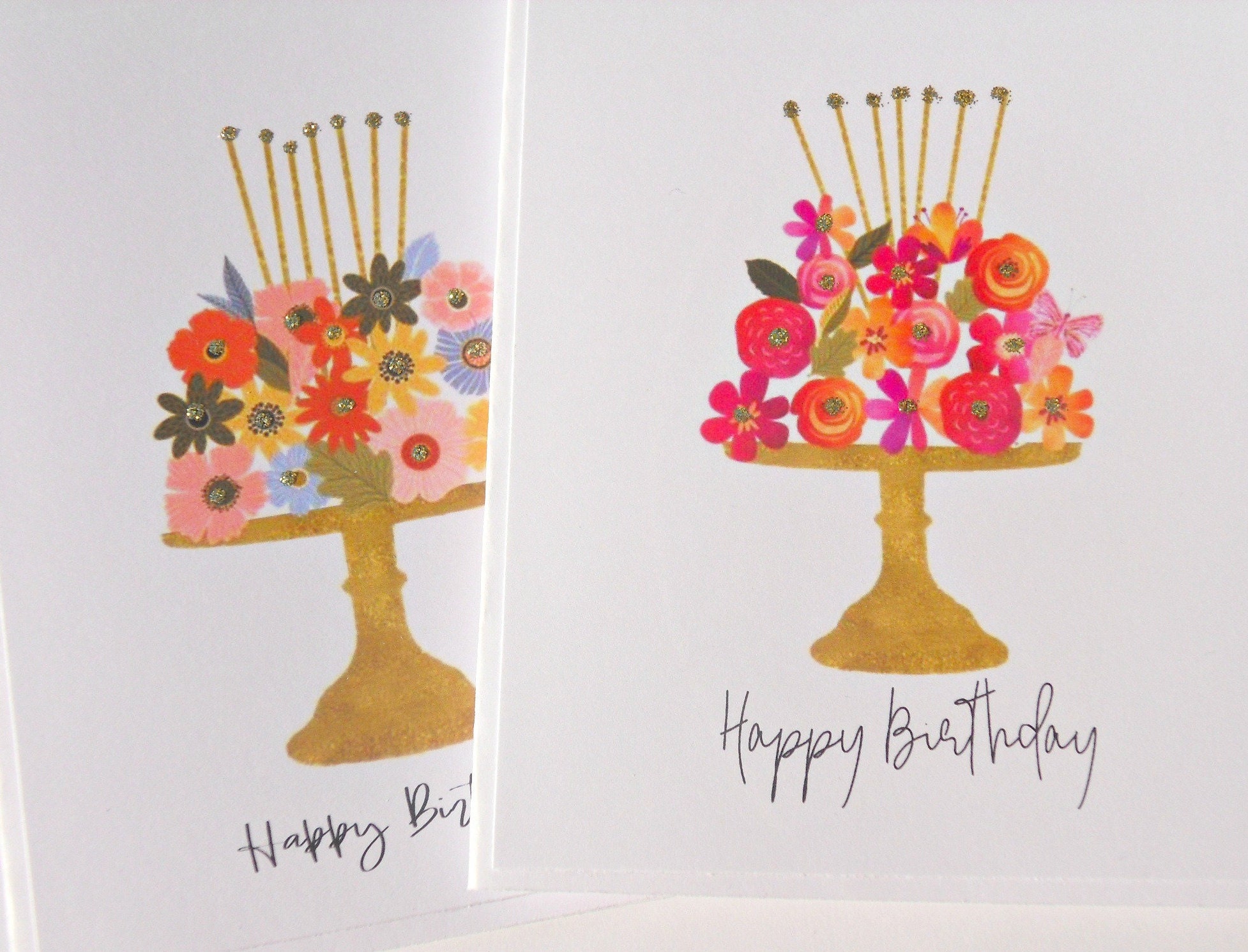 Happy Birthday Card Birthday Cake Card Foodie Birthday Card - Etsy