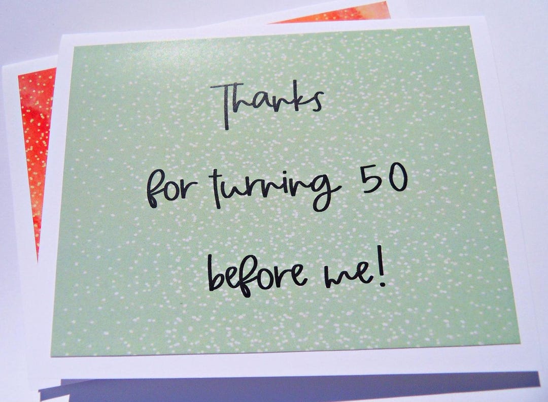 Funny Birthday Card 50th Birthday Card Funny Getting Older Card ...
