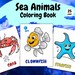 25 Sea Animals Coloring Pages for Kids, Animal Coloring Pages, Ocean ...