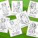 Dog Breeds Coloring Pages, 25 Printable Puppy Coloring Sheets for Kids ...