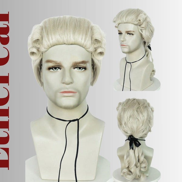 Powdered Wig - Etsy