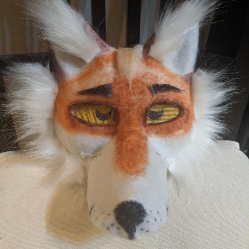 Red Fox Mask - Etsy