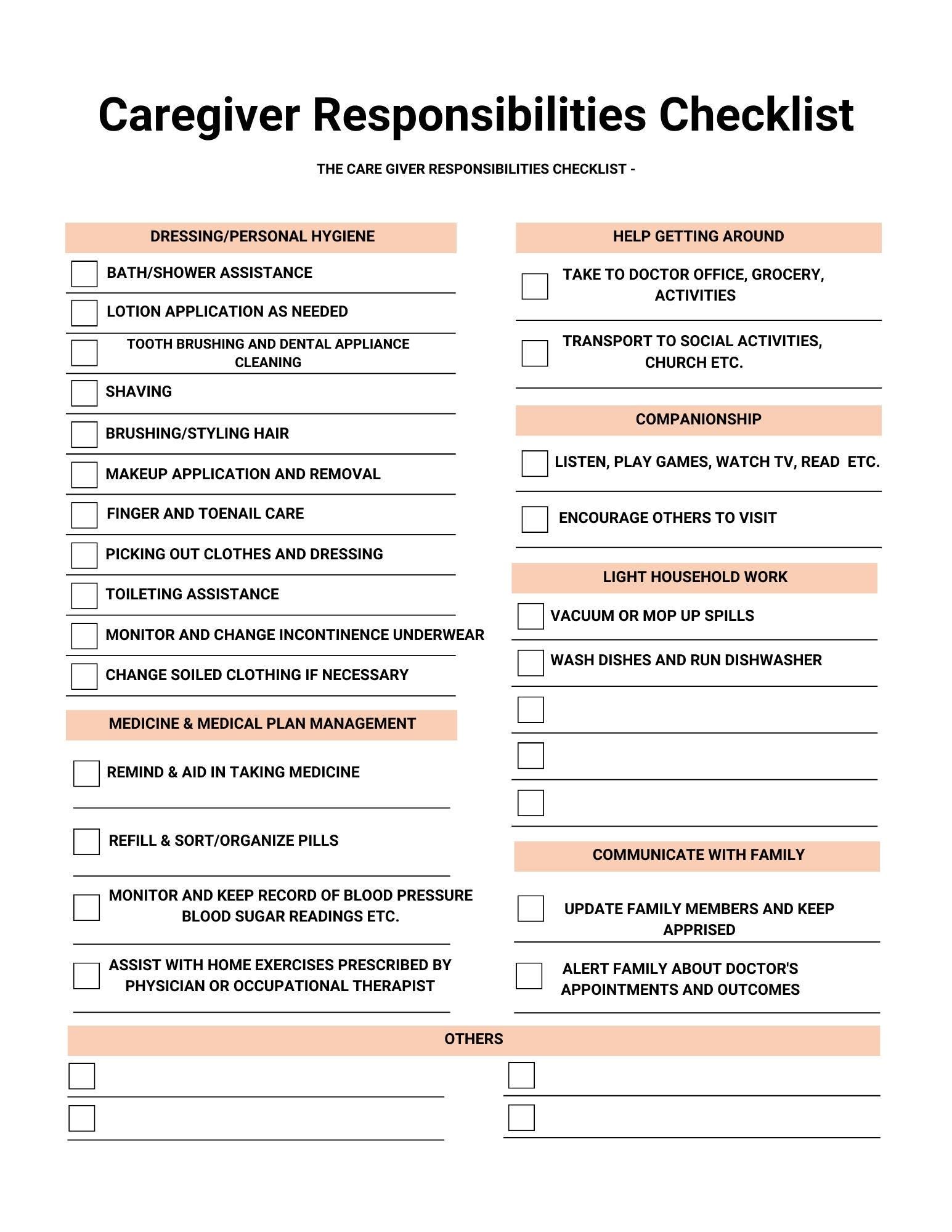 Printable Caregiver Organizer | Track Tasks, Health Logs and Doctor ...