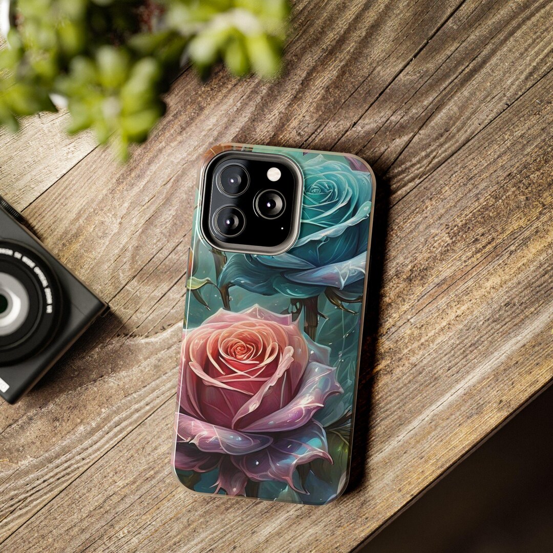 Tough Floral Rose Painted Roses Phone Case for Samsung Galaxy & iPhone ...