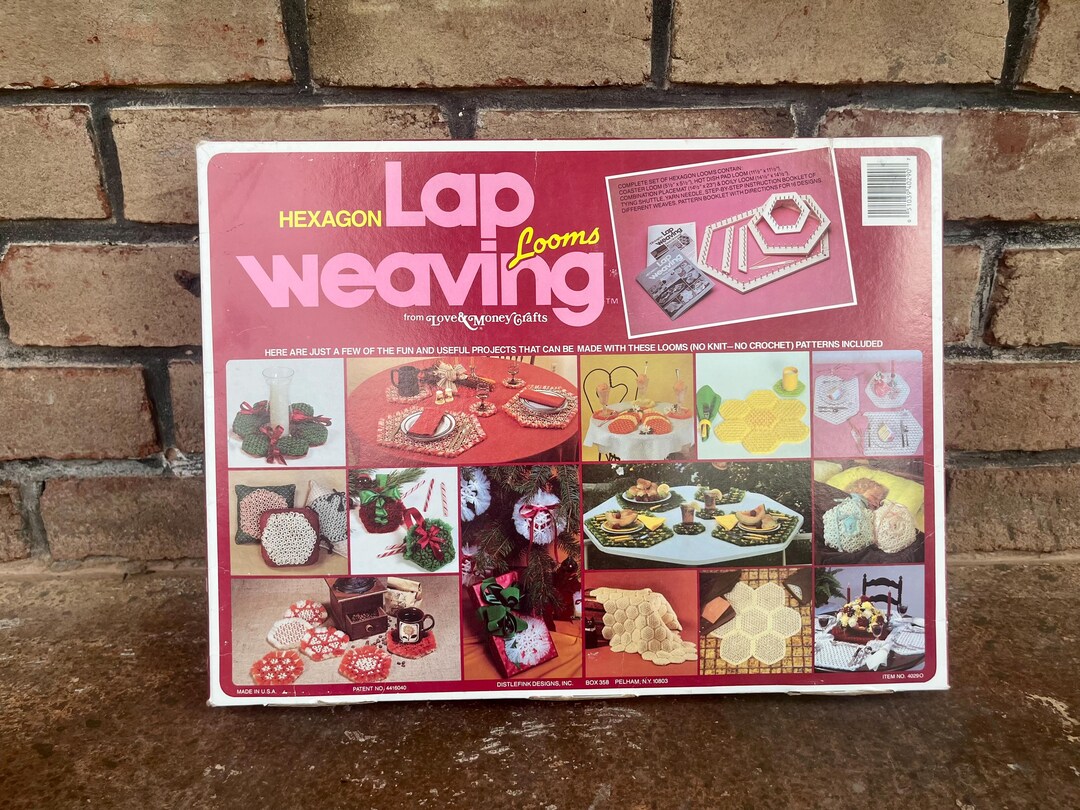 Vintage Distlefink Designs Hexagon Lap Weaving Looms, New in Box ...