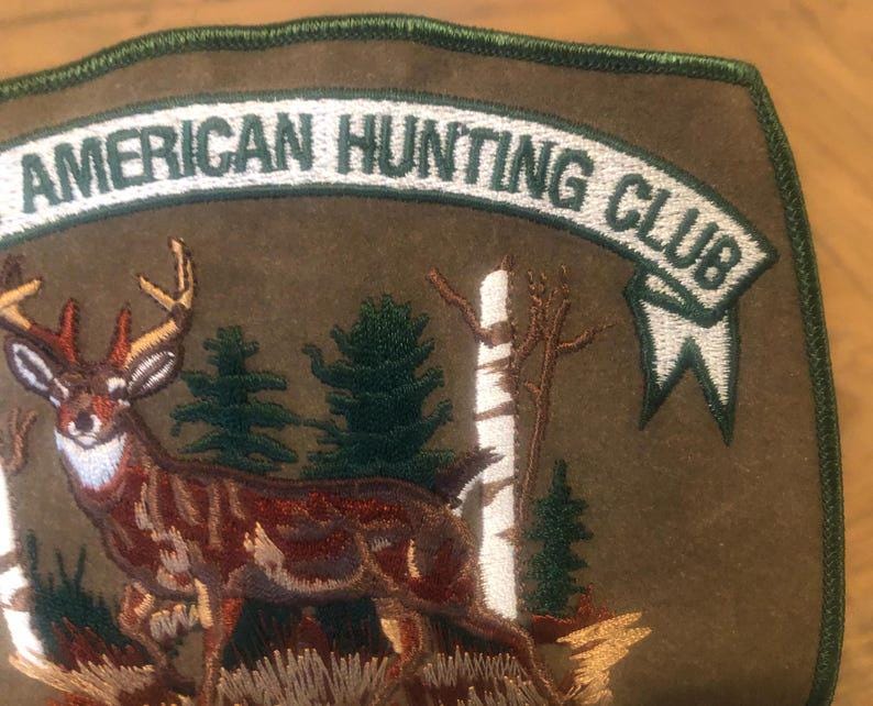 North American Hunting Club Patch, Deer Hunting Patch, Hunting Club ...