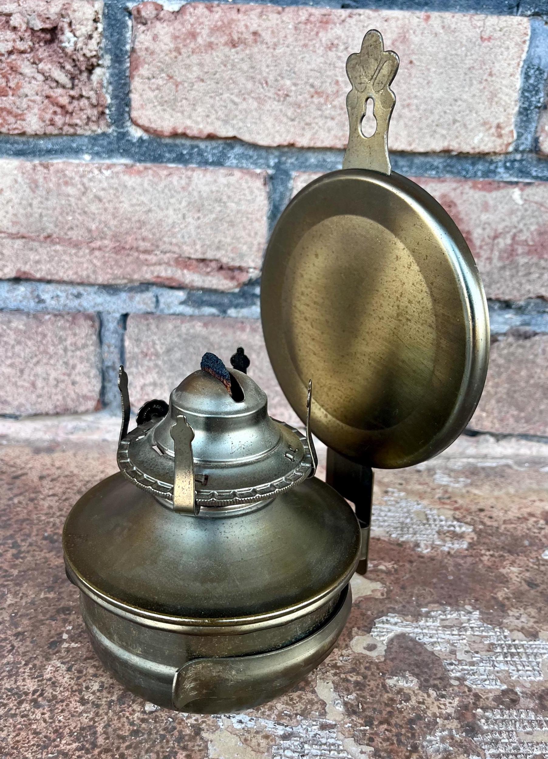 Vintage Metal Oil Lamp, Wall Mount Oil Lamp, Table Top Metal Oil Lamp ...
