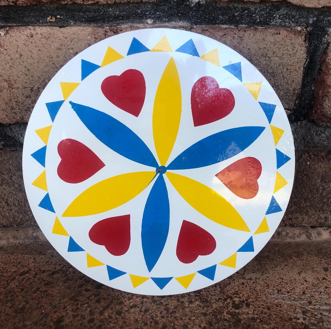 Vintage Hex Sign, Love Hex Sign, Small Hex Sign, 7.5" Hex Sign ...