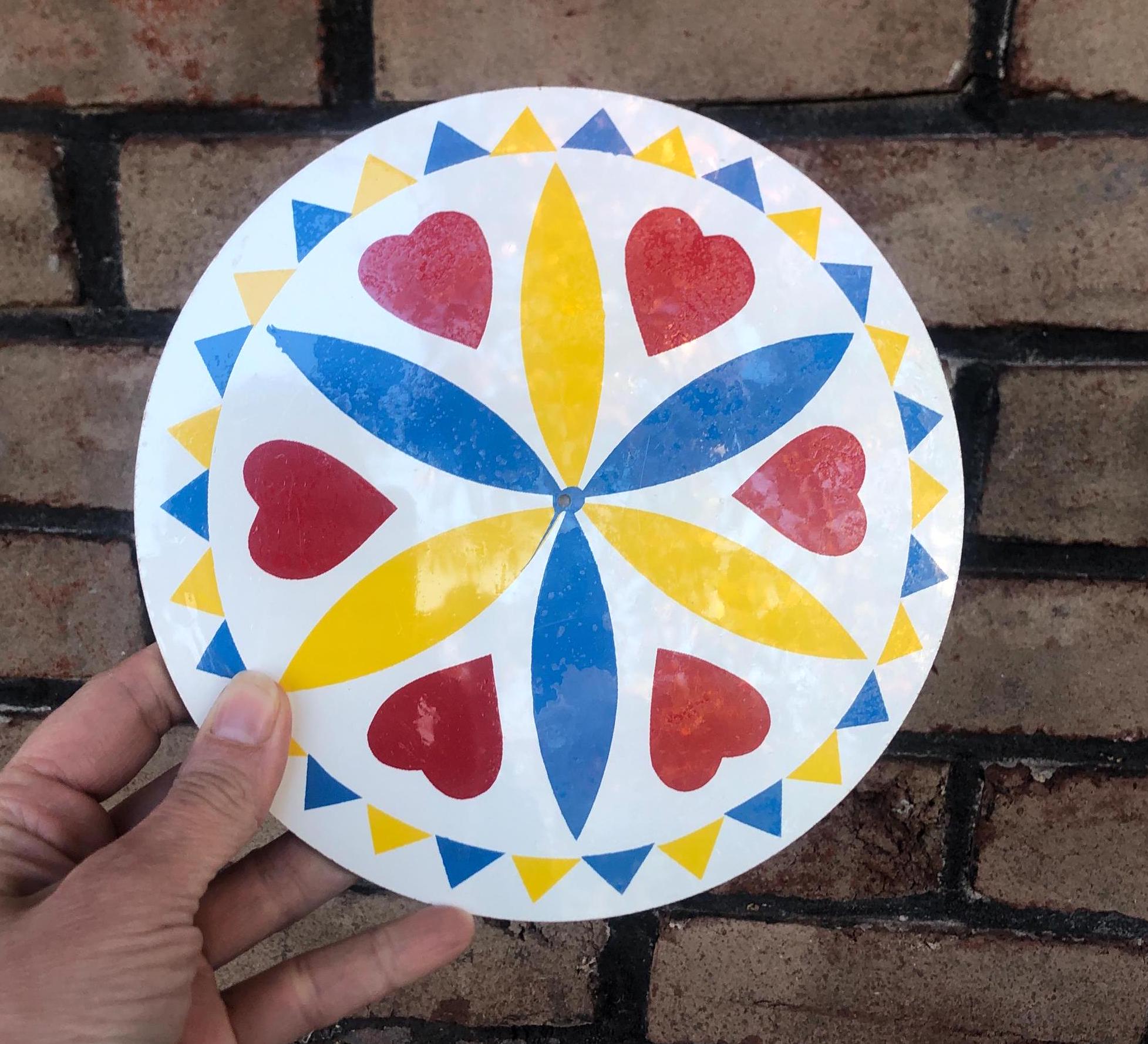 Vintage Hex Sign, Love Hex Sign, Small Hex Sign, 7.5" Hex Sign ...