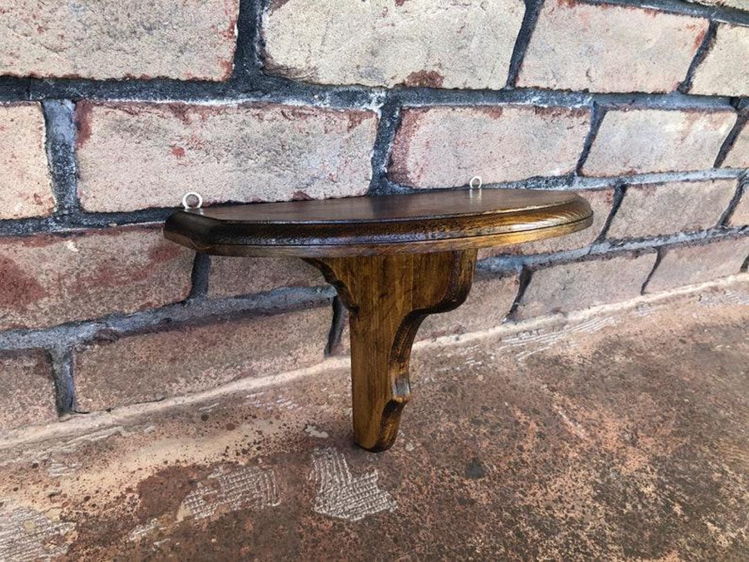 Hand Made Small Wall Shelf, Display Shelf, Vintage Wood Shelf, Bathroom ...