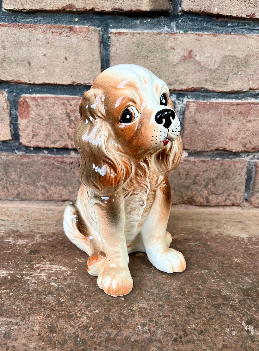 Vintage Cocker Spaniel Figurine, Vintage Dog Statue, Cocker Spaniel ...