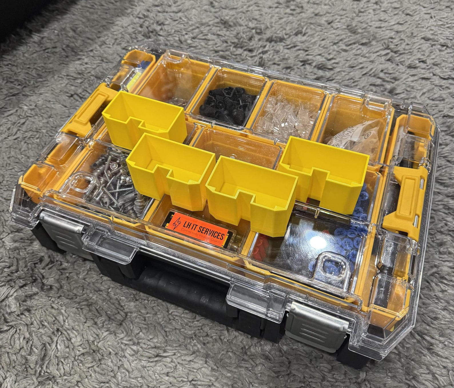 3D Printed Inserts for Dewalt TSTAK 2.0 Water Sealed Organiser (4 Pack ...