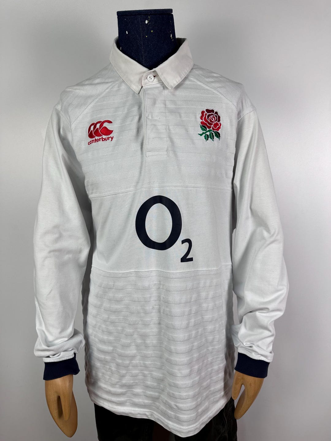 England National Team Rugby Union Jersey Canterbury Long Sleeve Size ...