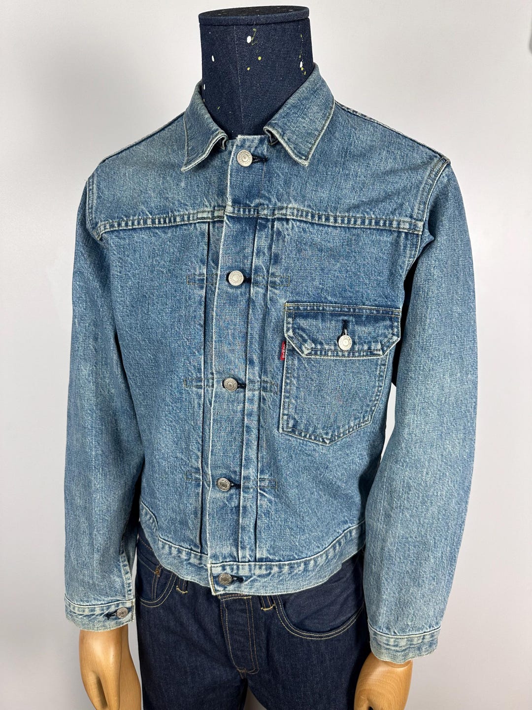 Levi's 70502 Xx Made in Japan SELVEDGE Old Denim Jacket 90s Blue Jeans Sz 40 - Etsy