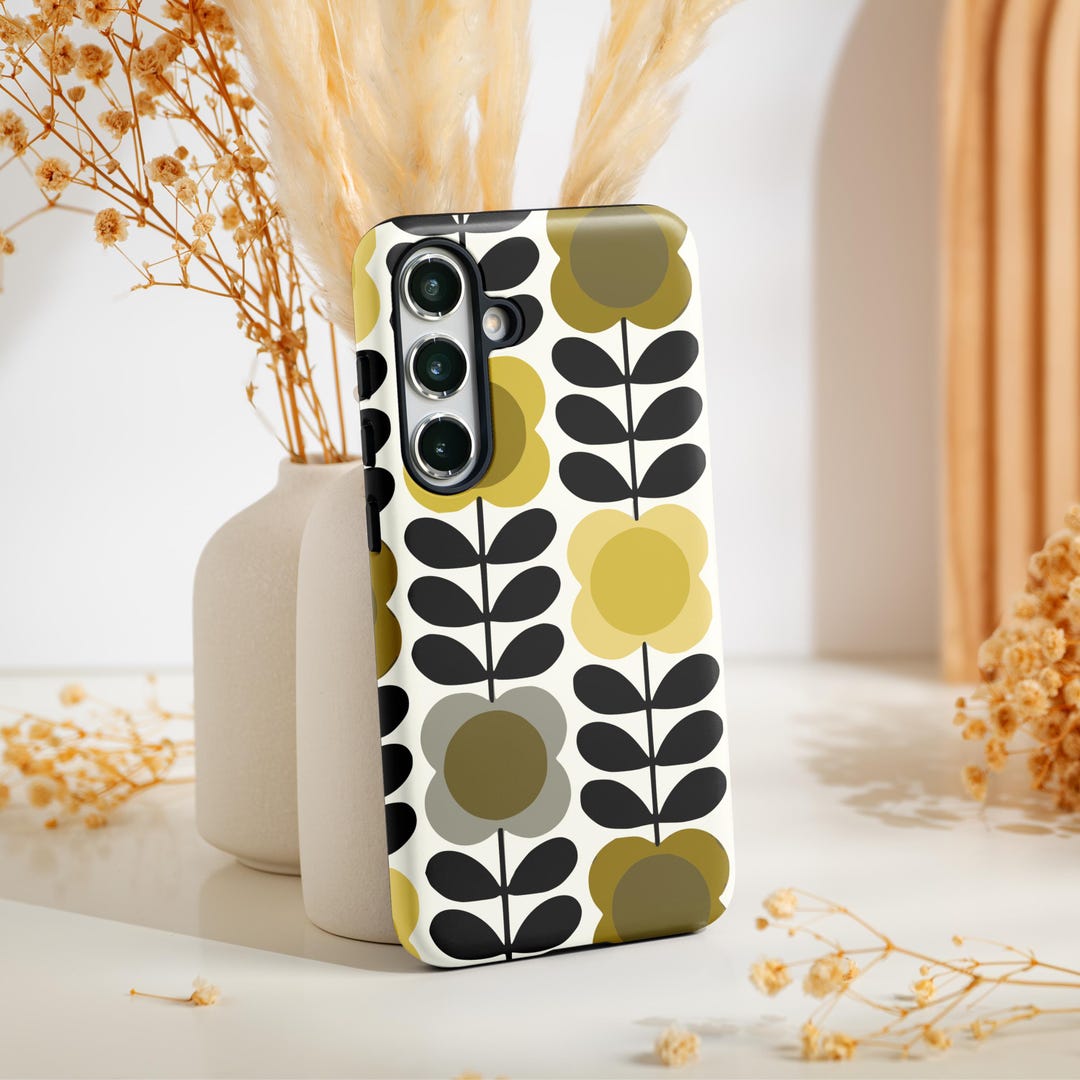 Mid-century Modern Phone Case: Scandinavian Design, Impact Resistant - Etsy
