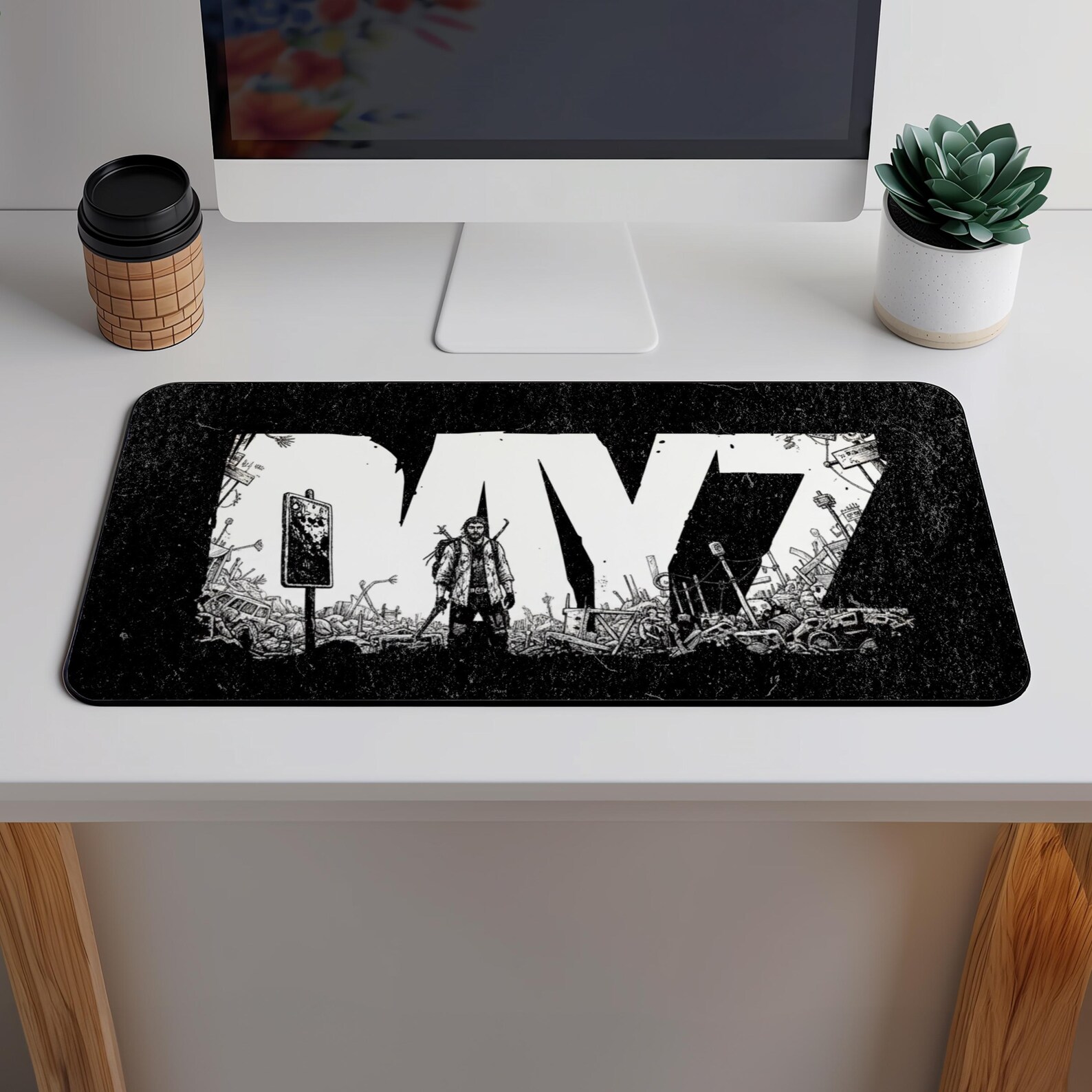 Distressed Dayz Desk Mat | Zombie Survival Game Mouse Pad, 3 Sizes - Etsy