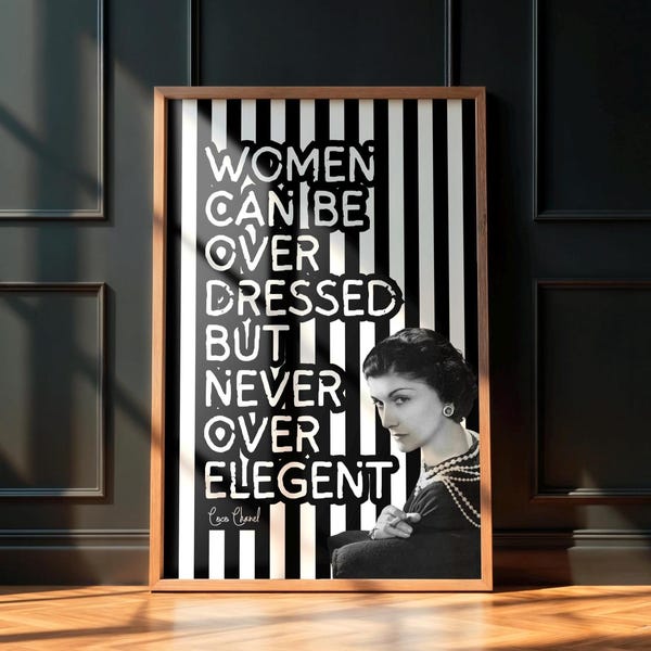 Coco Chanel - Etsy