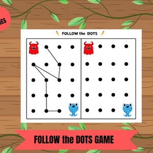 FOLLOW the DOTS GAME - Etsy