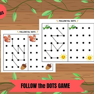 FOLLOW the DOTS GAME - Etsy