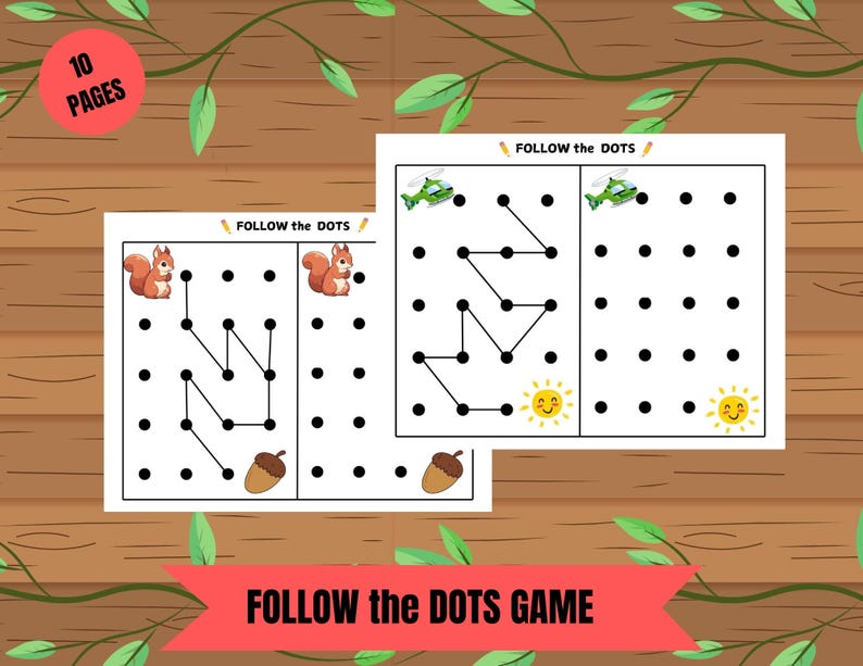 FOLLOW the DOTS GAME - Etsy