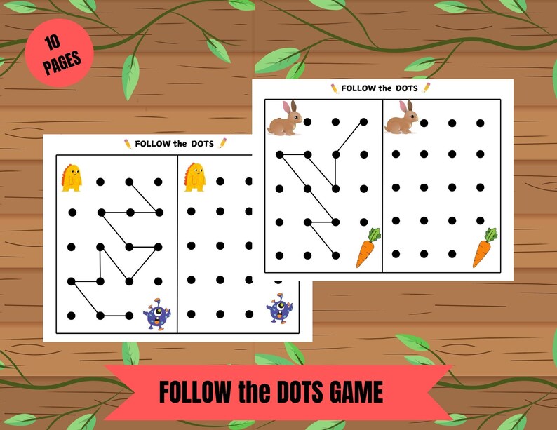 FOLLOW the DOTS GAME - Etsy