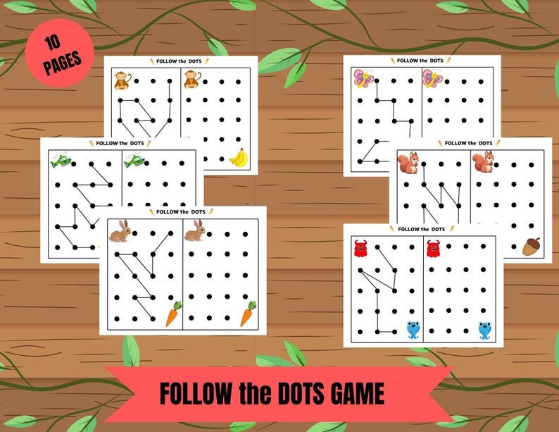 FOLLOW the DOTS GAME - Etsy