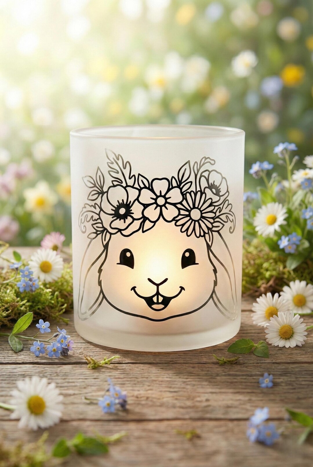 Plotterdatei Hase lachend SVG | Osterhase Fensterbild | Frühling Deko ...
