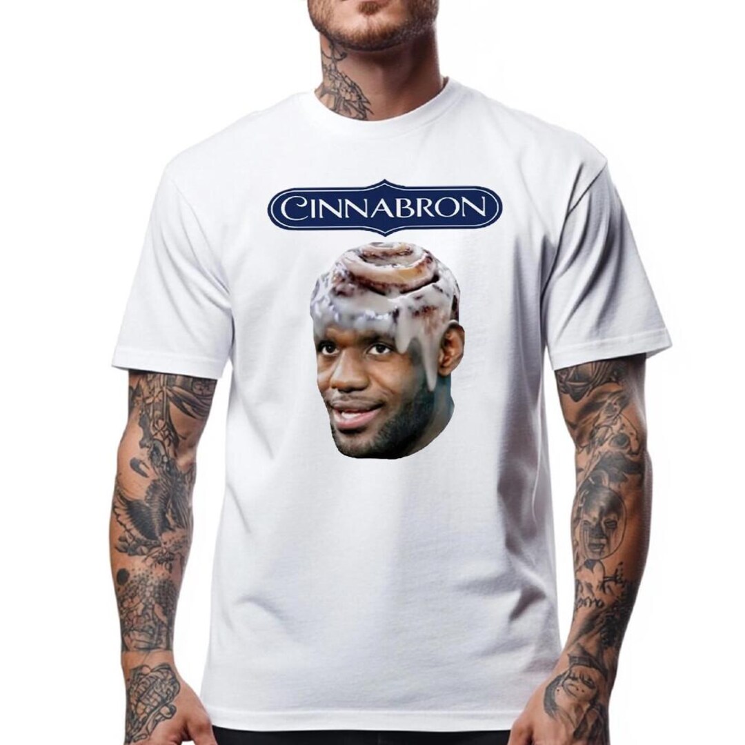 Cinnabron Lebron James Meme Unisex Crewneck, Funny Lebron Basketball ...
