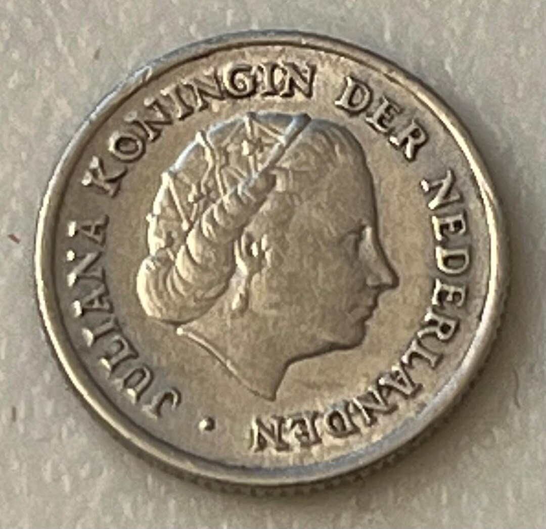 1951 Netherlands 10 Cent Coin - Etsy