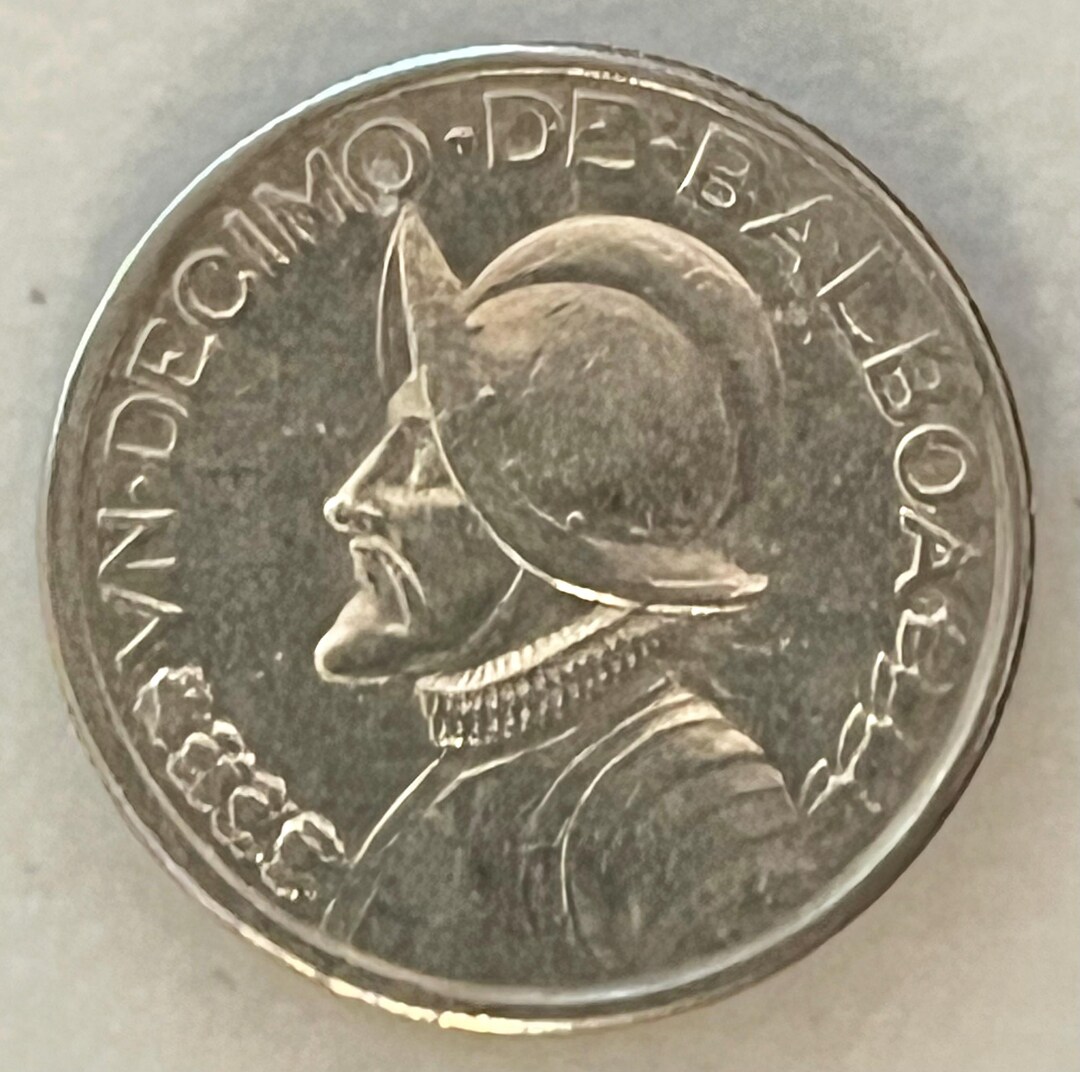 1968-1986 República De Panama VN Decimo De Balboa Coin - *year of Your ...