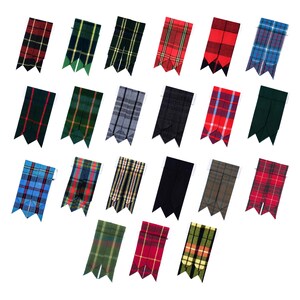 Scottish Kilt Hose Socks Flashes in Various Tartans / Acrylic Wool Tartan Flashers - Etsy